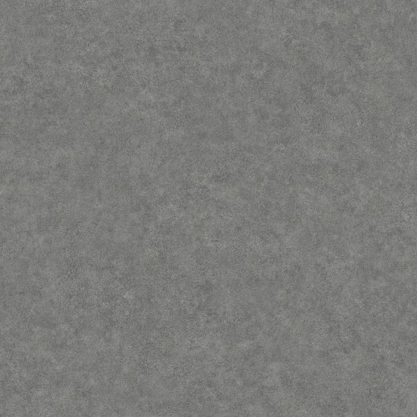 Decorline Cielo Dark Grey Sponged Metallic Dark Grey Paper Strippable ...