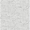 SCOTT LIVING Trippet Grey Zen Waves Wallpaper Sample 4034-26785SAM ...