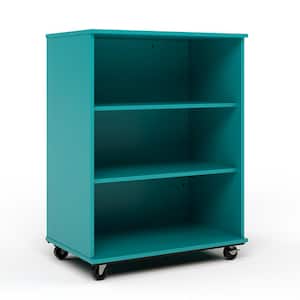 TOT MATE 36 in. W x 48 in. H, Ocean, Open Double Sided Mobile Storage ...