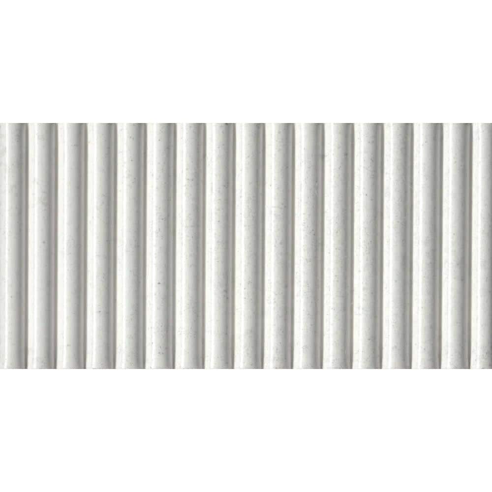 EMSER TILE Pagoni Pia White 4 in. x 9 in. Glossy Porcelain Wall Tile (7 ...