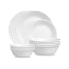 Corelle Winter Frost White 16-Piece Dinnerware Set (Service for 4) in ...