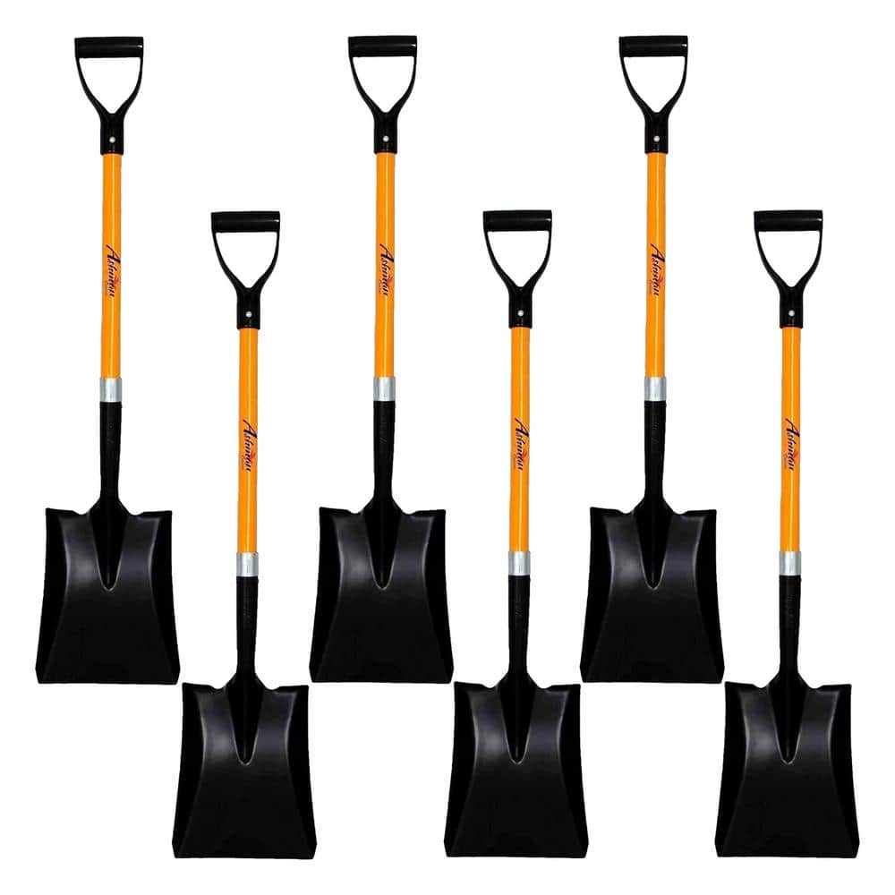 Ashman Online Transfer Shovel 41 in. Durable Handle Length Fiberglass ...