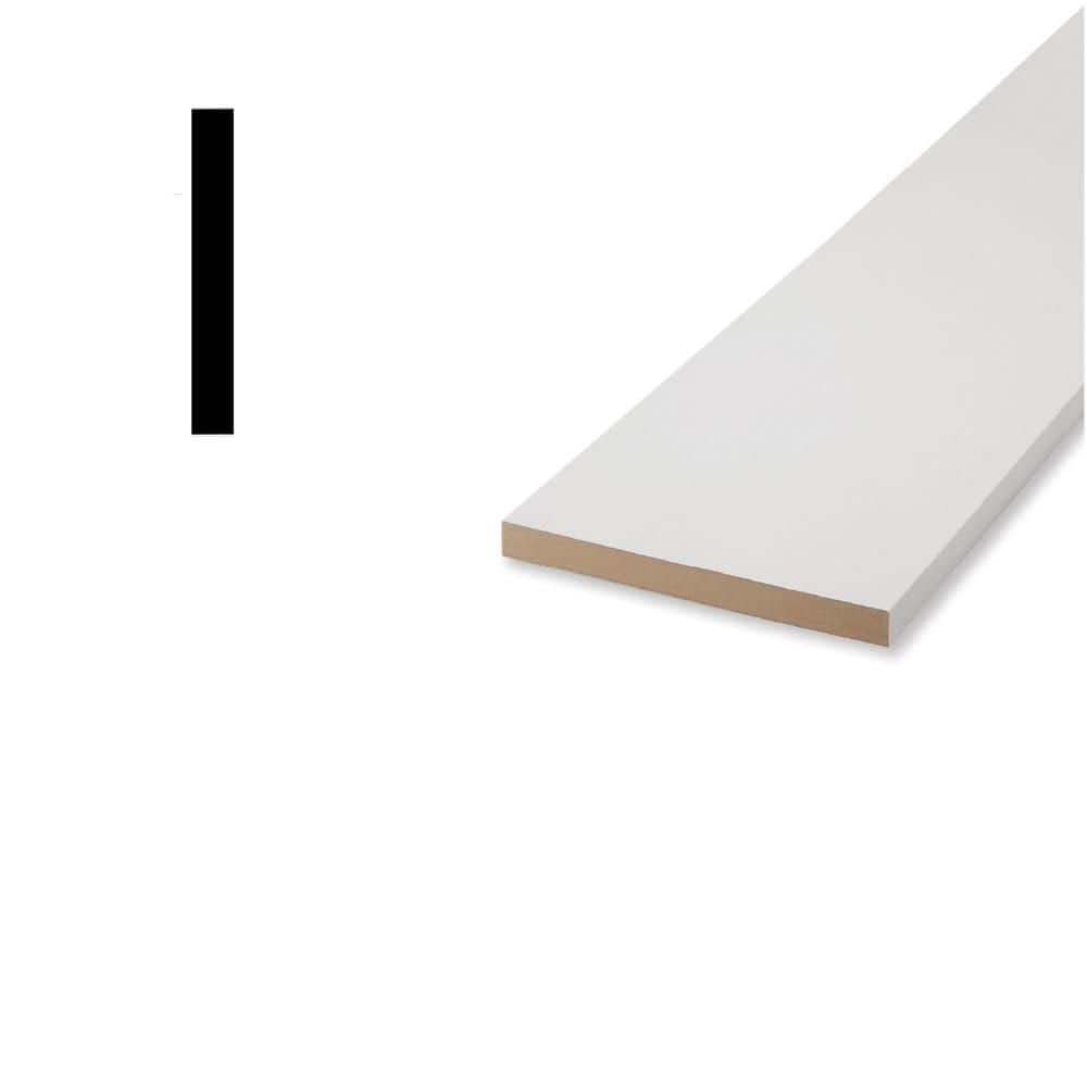 FINISHED ELEGANCE 1 in. x 8 in. x 8 ft. MDF Molding Board 10003316 ...