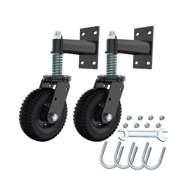 Angel Sar 6 in. Heavy Duty 500 lb. Capacity Gate Wheel with Screws and ...