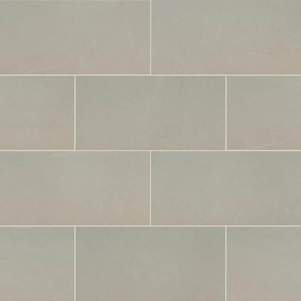 MSI Take Home Tile Sample-Bellevue Talc 4 in. x 4 in. Matte Porcelain ...