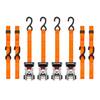 SmartStraps 14 ft. Orange RatchetX Tie Down Straps with 1,000 lb. Safe ...