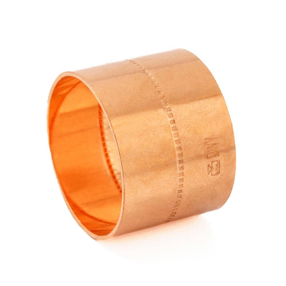 Everbilt 1-1/2 in. Copper DWV Cup x Cup Coupling Fitting W 07063EB ...