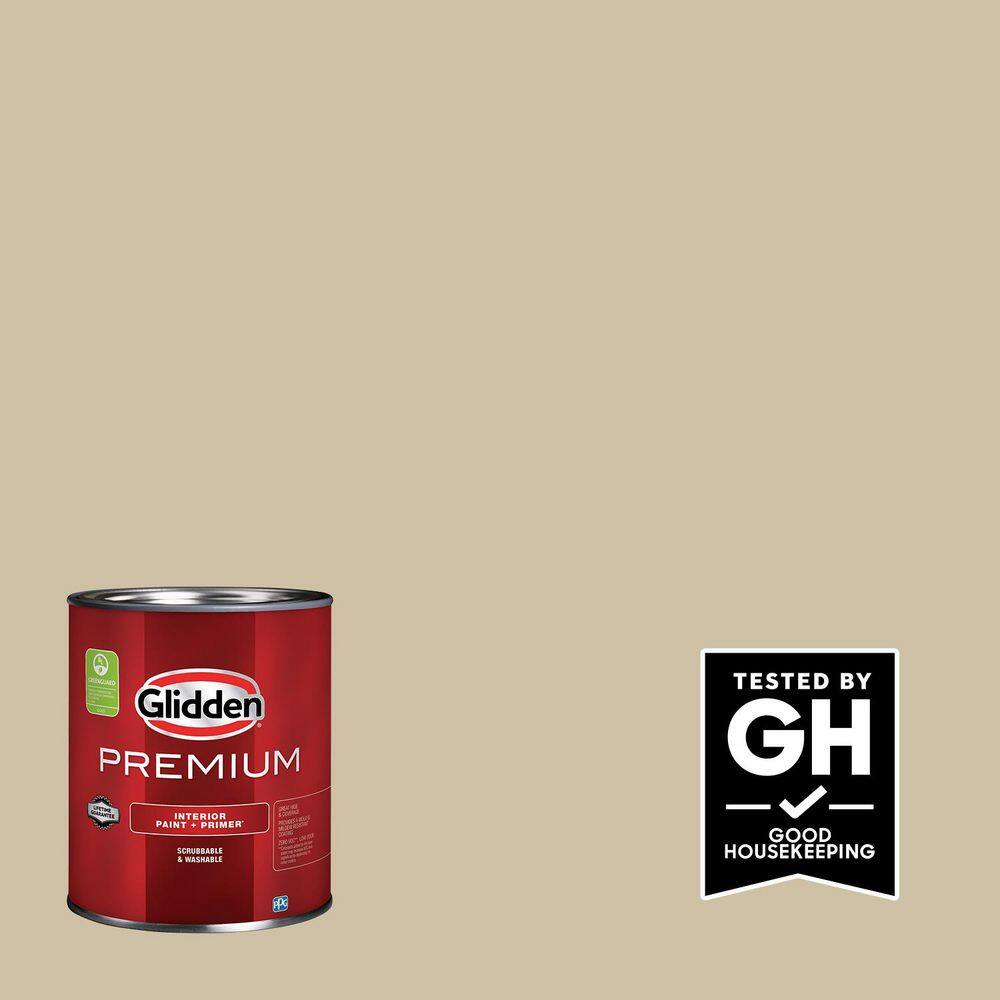 Glidden Premium 1 qt. PPG1101-3 Stylish Eggshell Interior Latex Paint ...
