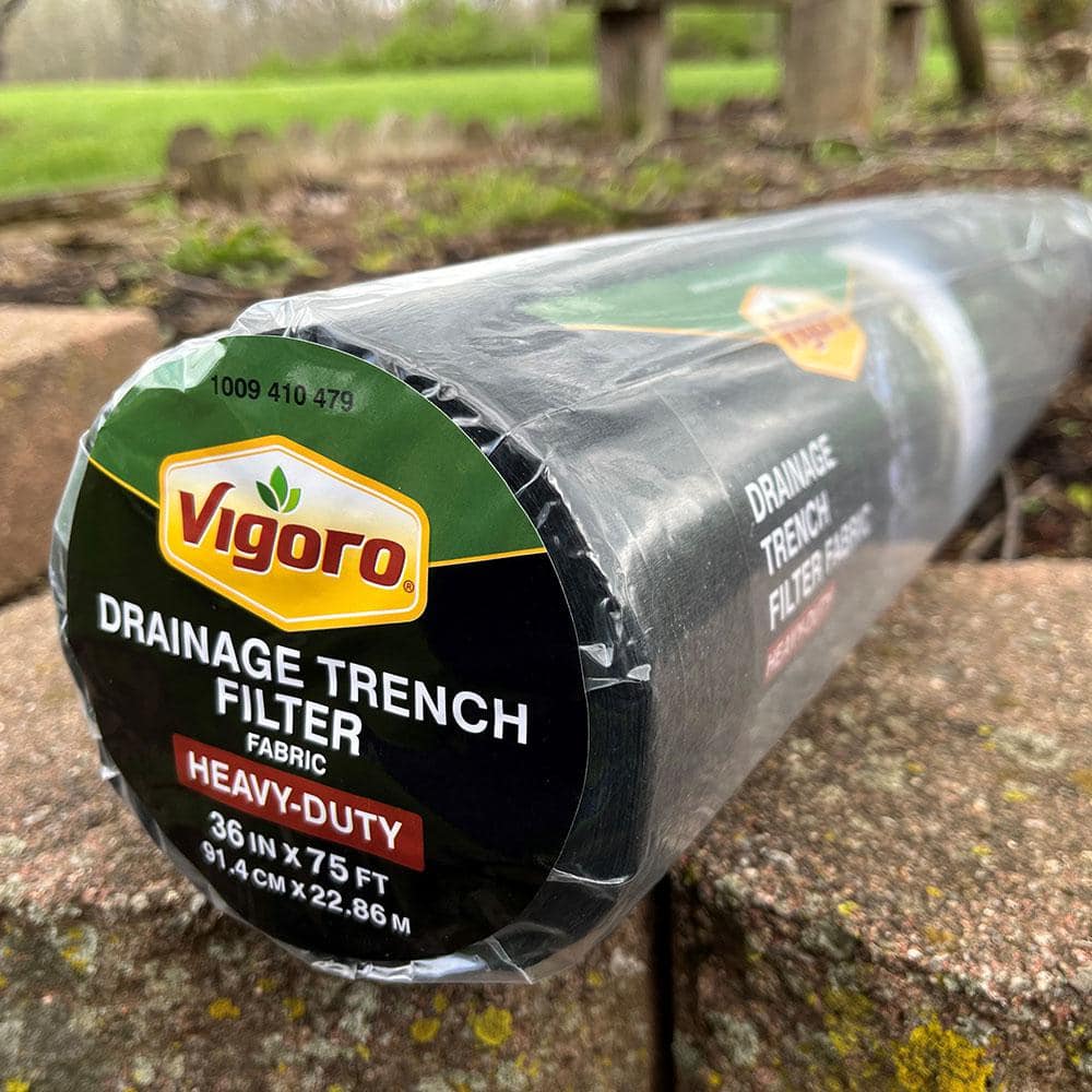 Vigoro 36 in. x 75 ft. Drainage Trench Wrap Soil Separator 84-36SS-75 ...
