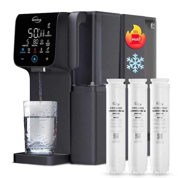 AQUA TRU AquaTru Classic Alkaline Countertop Water Filter System with 4 ...