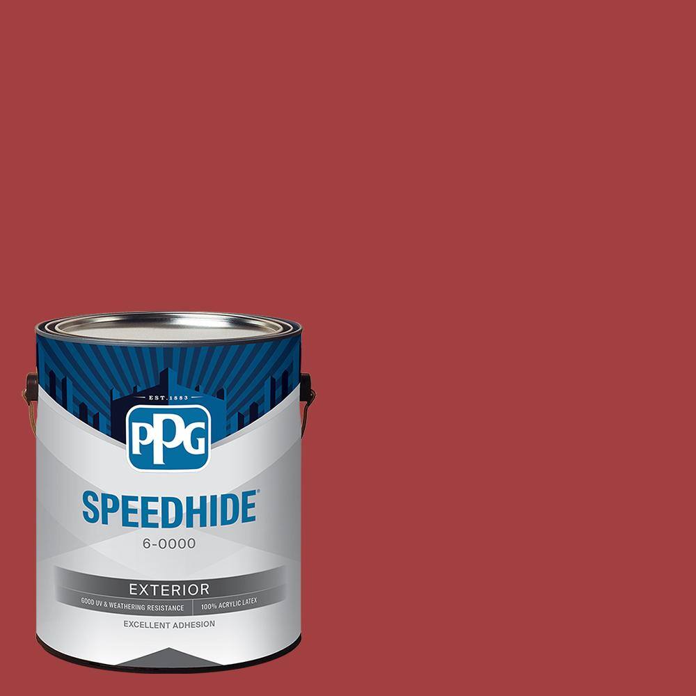 SPEEDHIDE 1 gal. PPG17-12 Granada Semi-Gloss Exterior Paint PPG17-12SX ...
