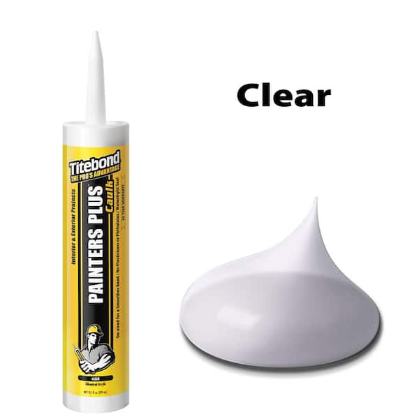 Titebond 10.1 oz. Clear Painter's Plus Caulk (12-Pack) 8331 - The Home ...