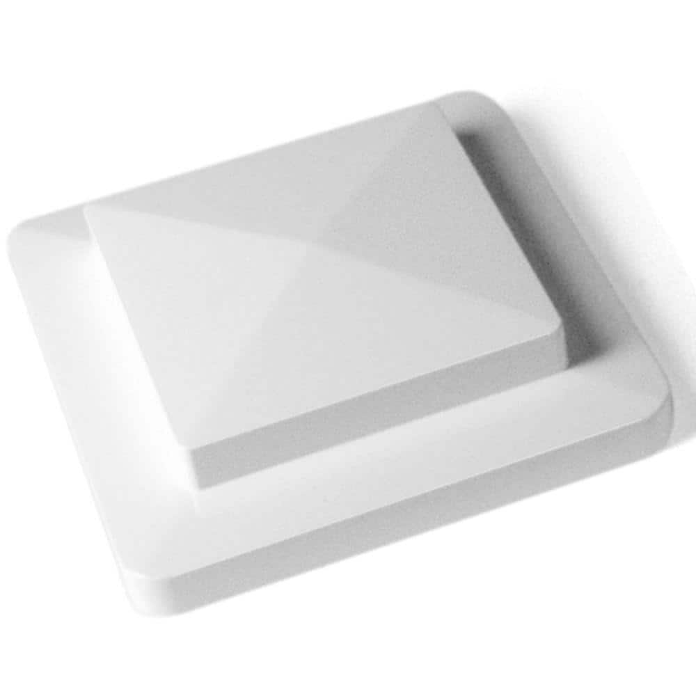 Veranda 4-3/4 in. x 4-3/4 in. Vinyl Fence Post Cap 73061601 - The Home ...