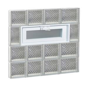 Clearly Secure 25 in. x 21.25 in. x 3.125 in. Frameless Vented Diamond ...