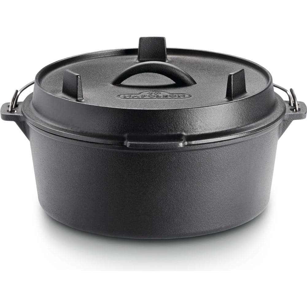 NAPOLEON 6 qt. Porcelain Enameled Cast Iron Dutch Oven 56059 - The Home ...
