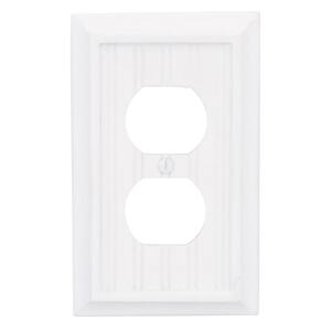 Metal - White - Outlet Wall Plates - Wall Plates - The Home Depot
