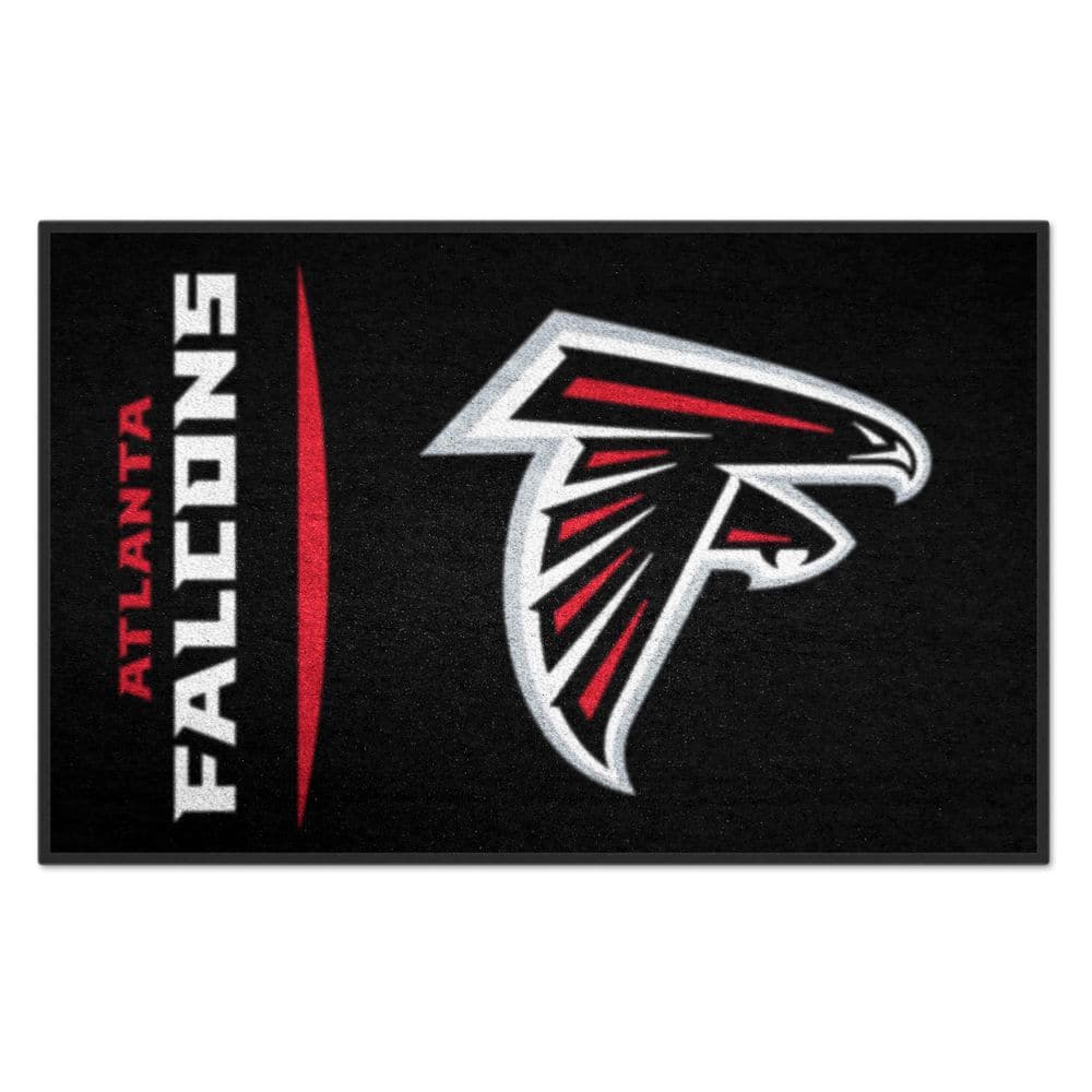 FANMATS NFL - Atlanta Falcons Black Uniform Inspired 2 ft. x 3 ft. Area ...
