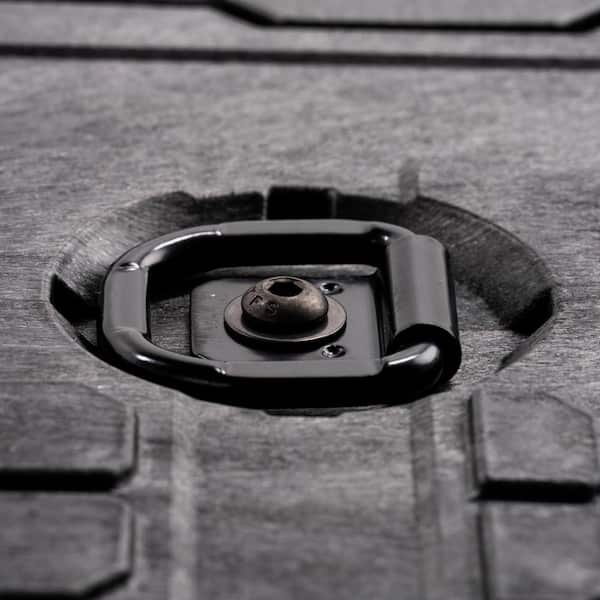 DECKED D-rings for Cargo Tie Downs (2-Pack) A0087-RING-BLK - The Home Depot