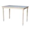 International Concepts Unfinished Solid Wood Counter Height Table K ...