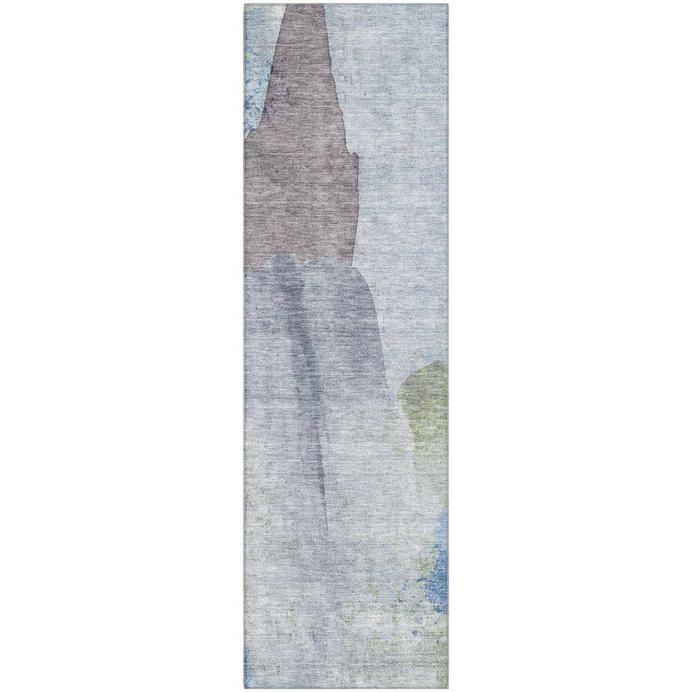 Addison Rugs Mayfield Premium Machine Washable Abstract AMF1986 Denim 2 ...