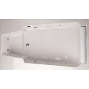 Hydro Systems Lacey 72 in. Acrylic Rectangular Drop-in Air Bath and ...