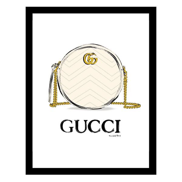 Designer Handbag by Fairchild Paris 1-Piece Framed Graphic Print ...