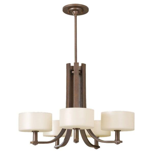 Generation Lighting Sunset Drive 5-Light Corinthian Bronze 1-Tier ...