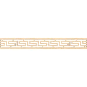 Ekena Millwork Tulum Fretwork 0.25 in. D x 46.5 in. W x 6 in. L Cherry ...