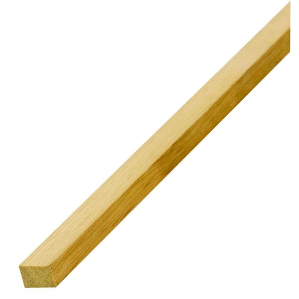 Alexandria Moulding WM 254 1/2 in. x 3/4 in. Pine S4S Moulding 0W254 ...