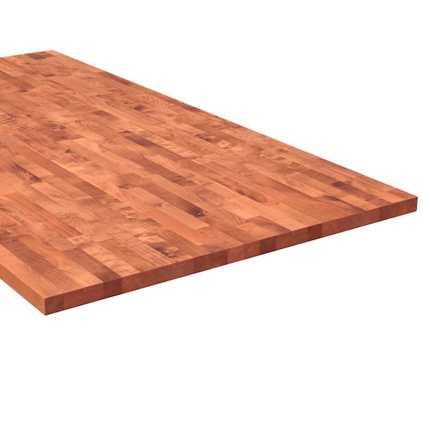 HARDWOOD REFLECTIONS 6 ft. L x 39 in. D Unfinished Birch Butcher Block ...