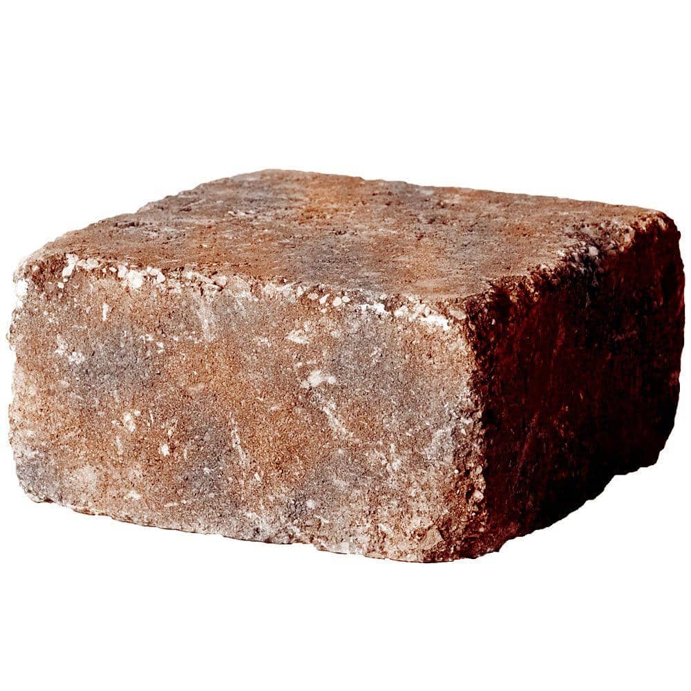 Pavestone RumbleStone Medium 3.5 in. x 7 in. x 7 in. Sierra Blend ...