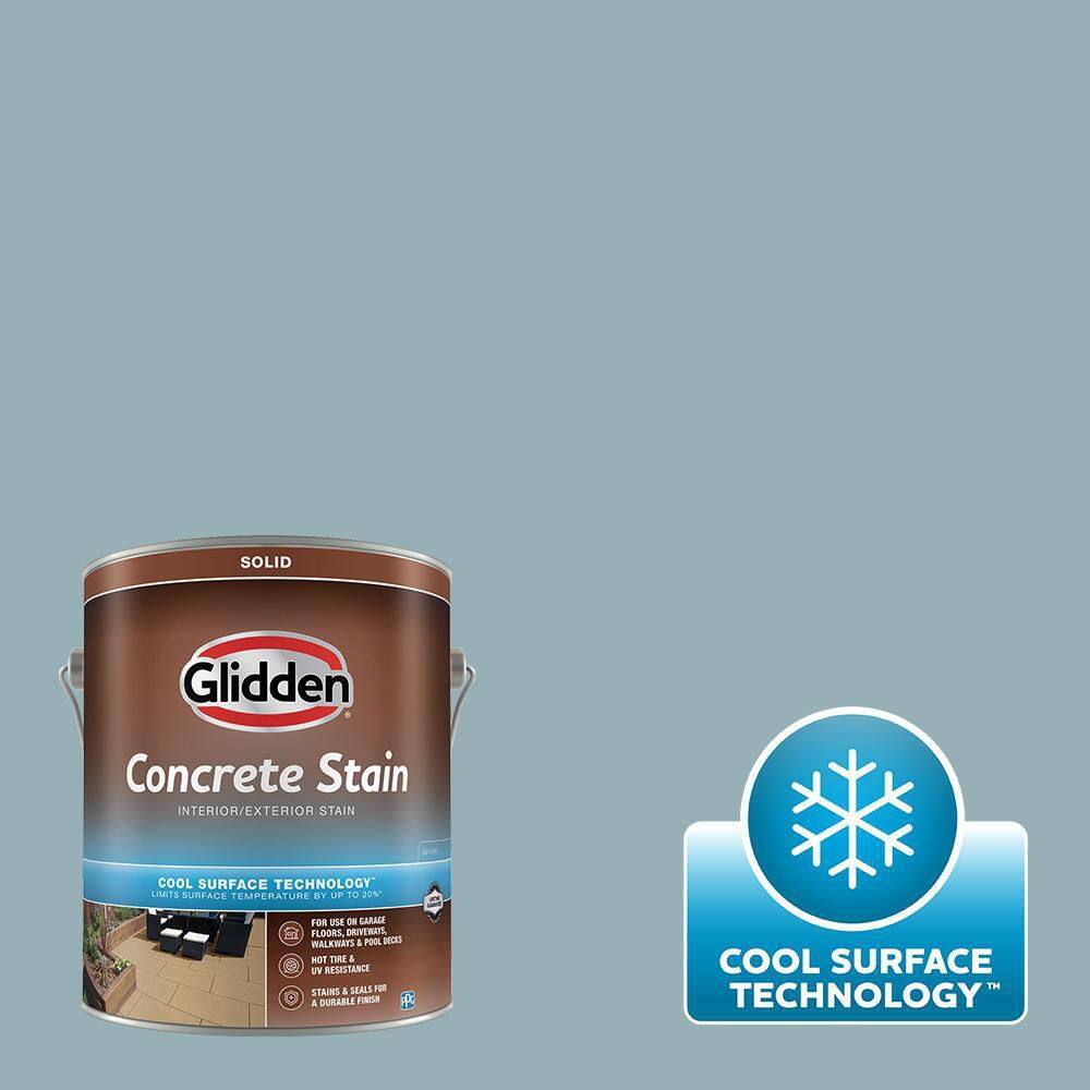 Glidden 1 gal. PPG1149-4 Mountain Stream Solid Interior/Exterior ...