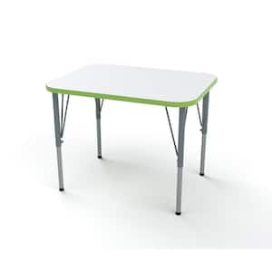 TOT MATE Versa Rectangle Classroom Table Tall Size Height Adjustable ...