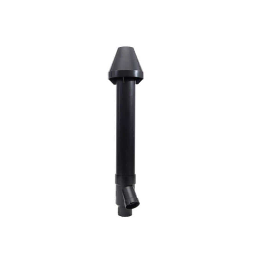SYSTEM 1738 3 in. x 20 in. PVC FGV Concentric Vent Kit in Black 397006 ...