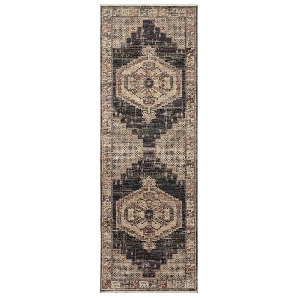 Mohawk Home Chichester Mocha 1 ft. 11 in. x 10 ft. Runner Rug 852375 ...