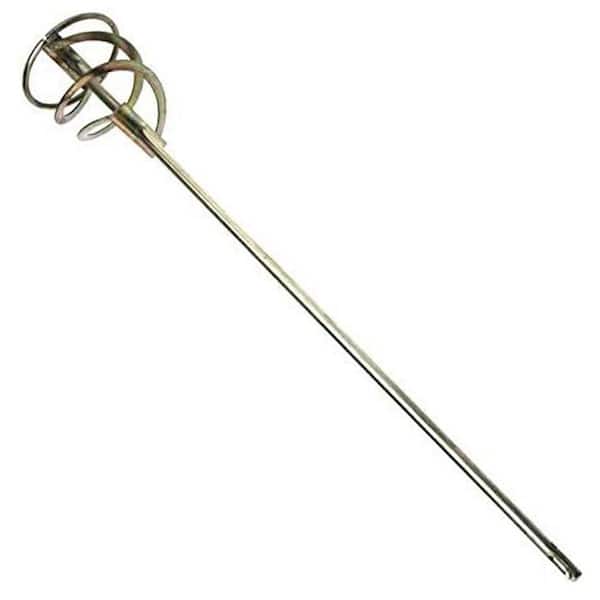 KIWDZFU 4 x 20 in. SDS Spiral Mixing Paddle Paint Mud Mixer Whisk for ...