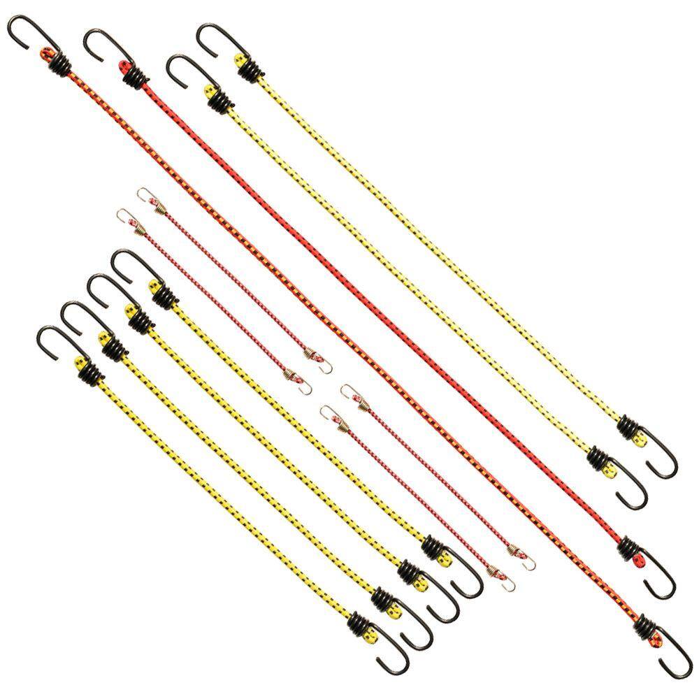 Bungee Cords Small DiversityWrap 10 Pieces Bungee Cords With Hooks ...