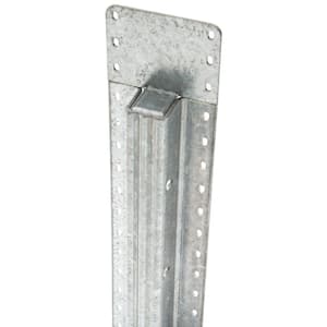 Z Post 4. 5 in. x 1. 5 in. x 8 ft. Steel Post for Wood Fence Z8 - The ...