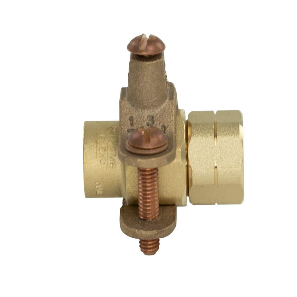 Buy 1/2 in.- 3/4 in. CSST System Brass Bonding Clamp Online at Lowest ...