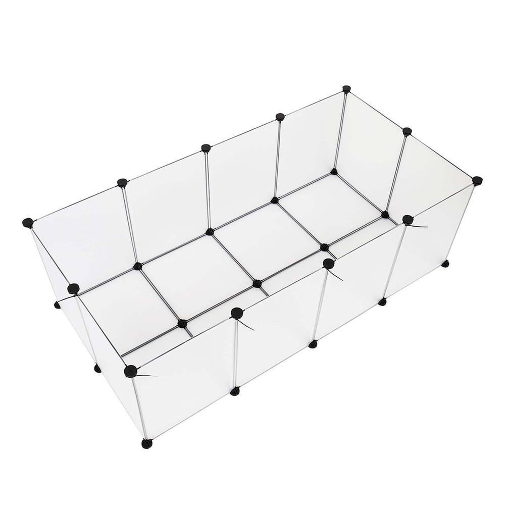Dog 1/3-Acre In-Ground Plastic Fence (20-Piece) JSY-23172127 - The Home ...