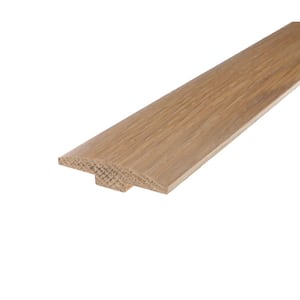 ROPPE Lungo 0.28 in. Thick x 2 in. Wide x 78 in. Length Wood T-Molding ...