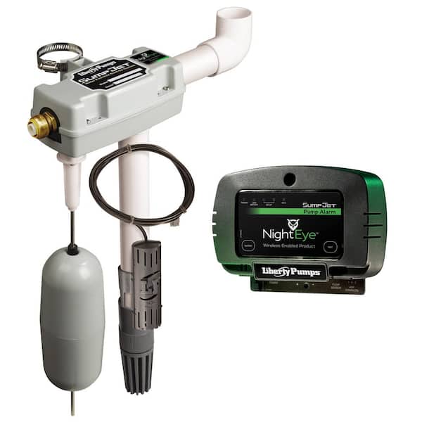 Liberty Pumps Sump Jet 660-1185 GPH Water Powered Backup Sump Pump with ...