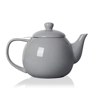 Numhew 4-Cup Gray Gooseneck Electric Kettle, Stainless Steel Tea Kettle ...