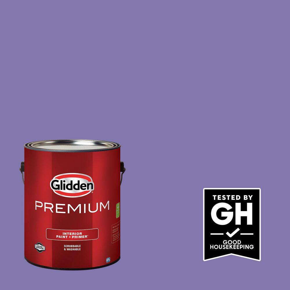 Glidden Premium 1 gal. PPG1247-6 Purple Rhapsody Eggshell Interior ...