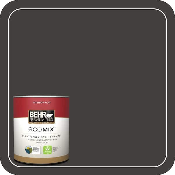BEHR PREMIUM PLUS 1 qt. #MQ1-35 Off Broadway Flat EcoMix Plant-Based ...