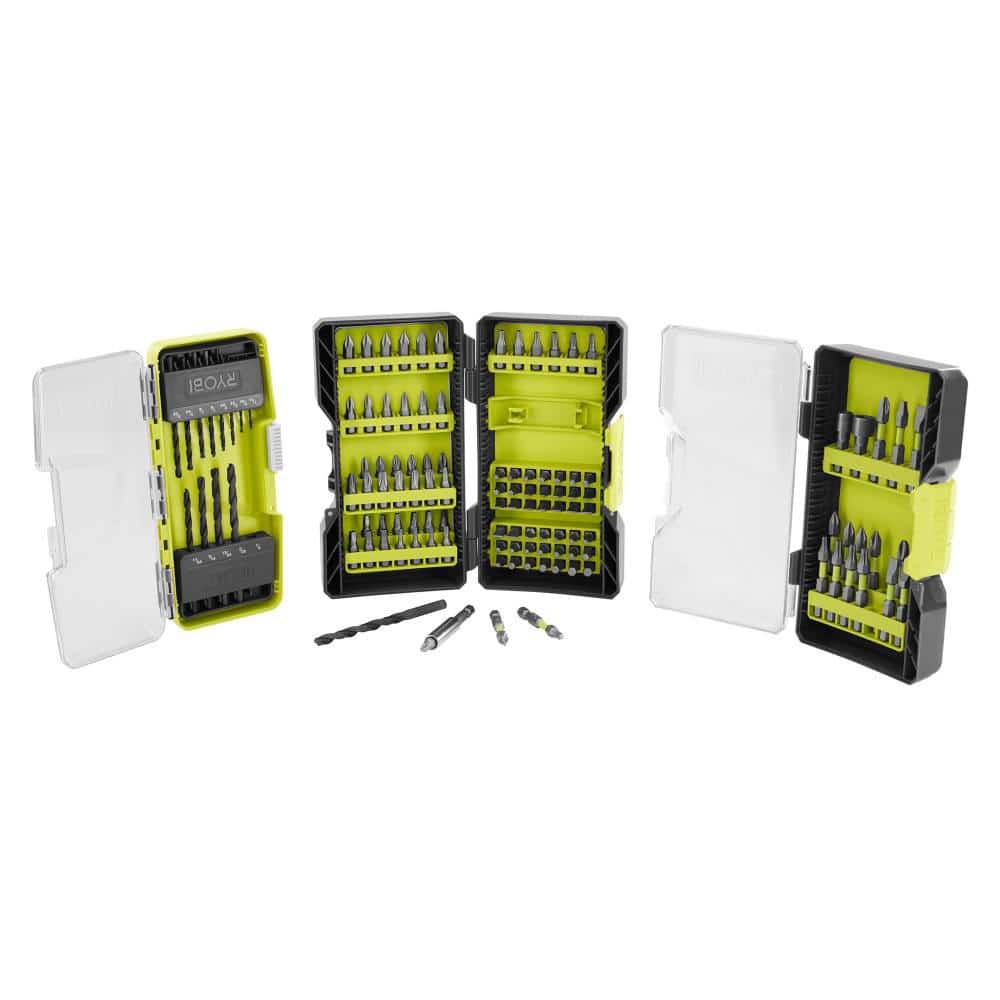 RYOBI 120-Piece Drill and Impact Rated Drive Kit A981205 - The Home Depot