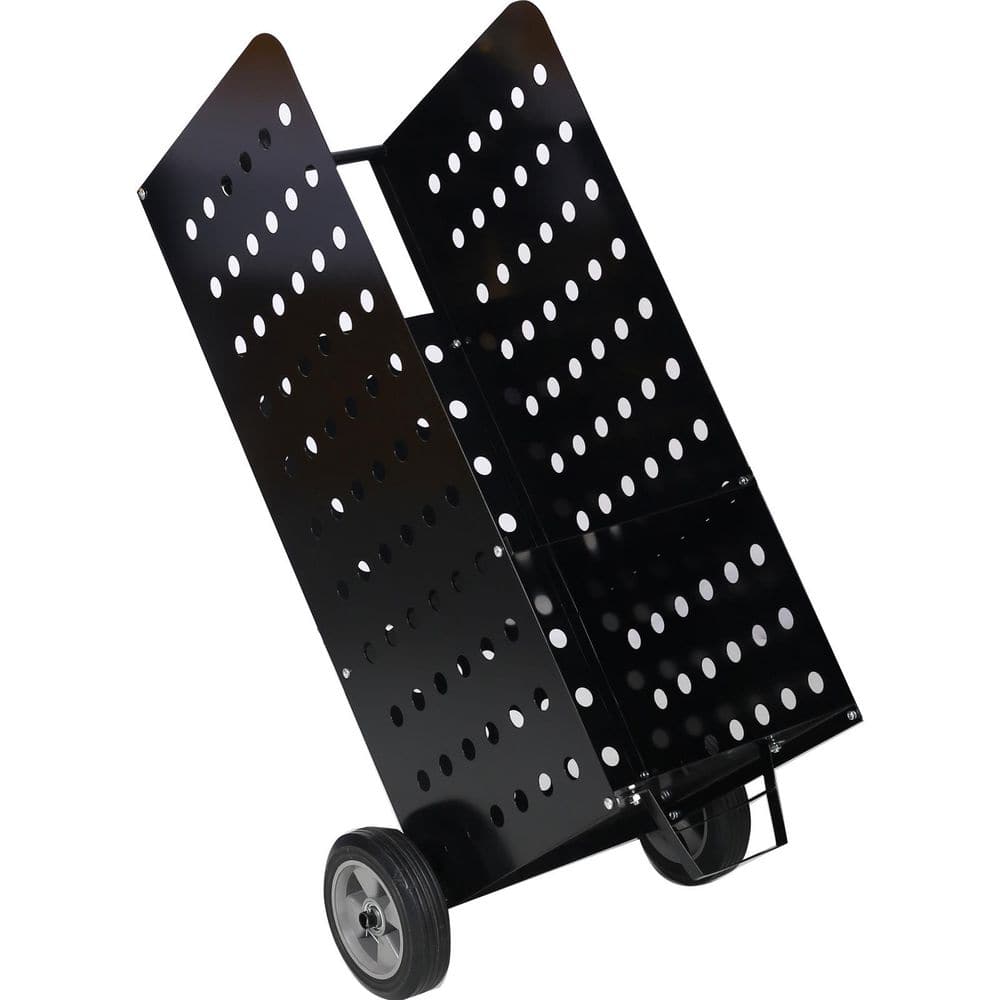 CASTNOO Firewood Cart, fireplace log rolling cart, wood rack, heavy ...