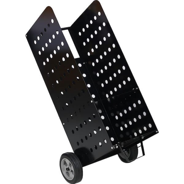 CASTNOO Firewood Cart, fireplace log rolling cart, wood rack, heavy ...