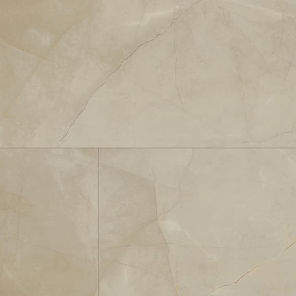 Daltile Wenrose Calacatta Topaz 24 in. x 48 in. Polished Porcelain ...