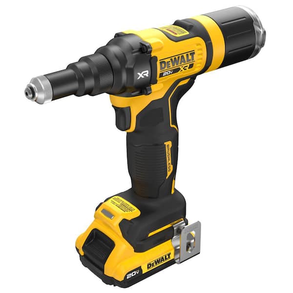 DEWALT 20V MAX XR Lithium-Ion Brushless Cordless 3/16 in. Rivet Tool ...